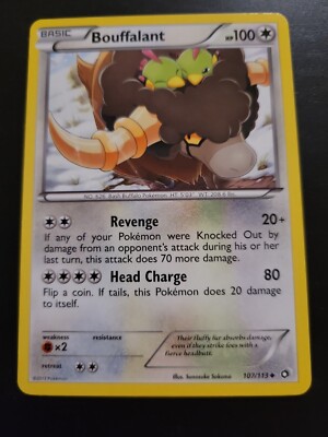 Pokemon TCG Card 2013 Legendary Treasures - Bouffalant 107/113 | eBay