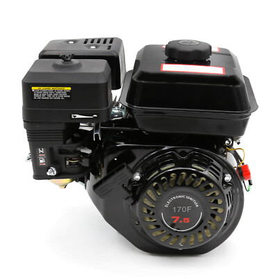 Gasoline Engine 4 Stroke 210CC 7.5HP OHV Industrial Grade Pull Start ...
