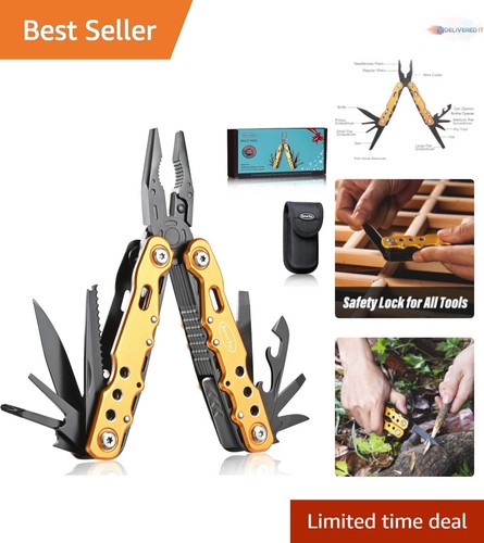 Multifunctional Pocket Tool with 14 Essential Features for Outdoor ...