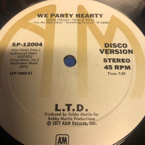 L.T.D. – We Party Hearty / (Every Time I Turn Around) Back In Love ...