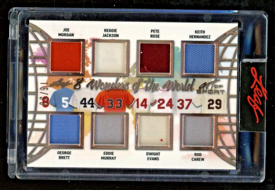 2021 Leaf Art Of Sport Morgan Jackson Rose Carew Murray Multi Jersey 16 ...