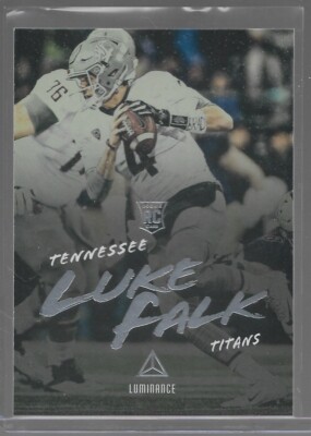 2018 Panini Luminance Rookie Luke Falk #162 Tennessee Titans | eBay