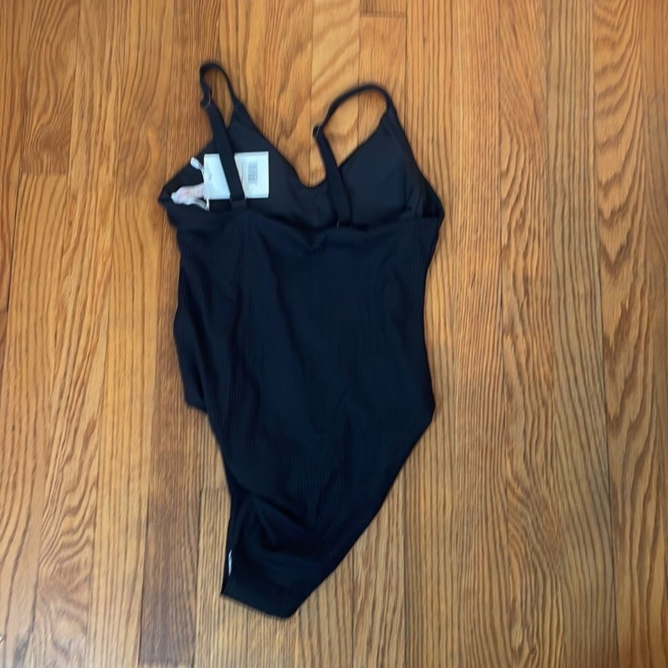 Andie The Marco One Piece LT Rib Swimsuit Black Size M Tall NWT long ...