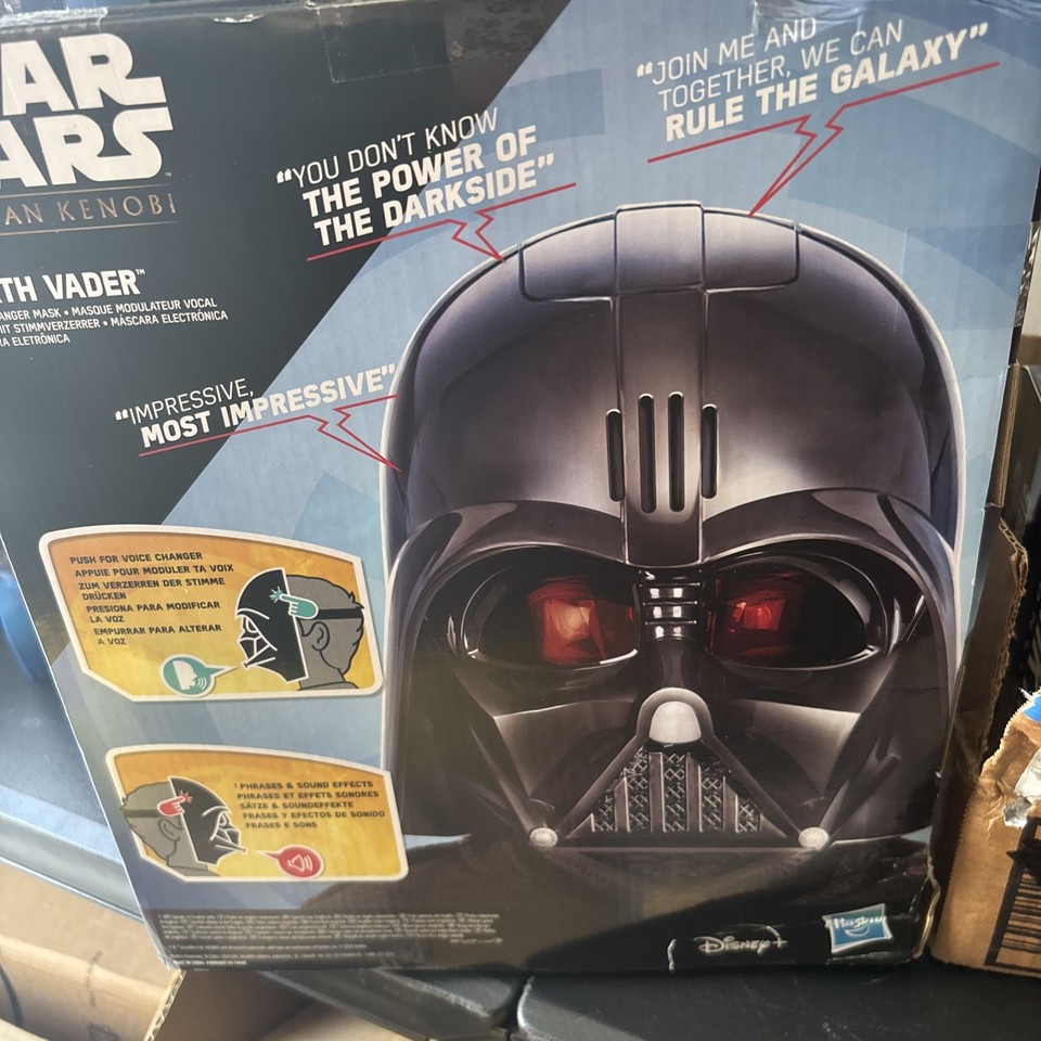 Hasbro Disney Star Wars Obi-Wan Kenobi Darth Vader Voice Changer Mask ...