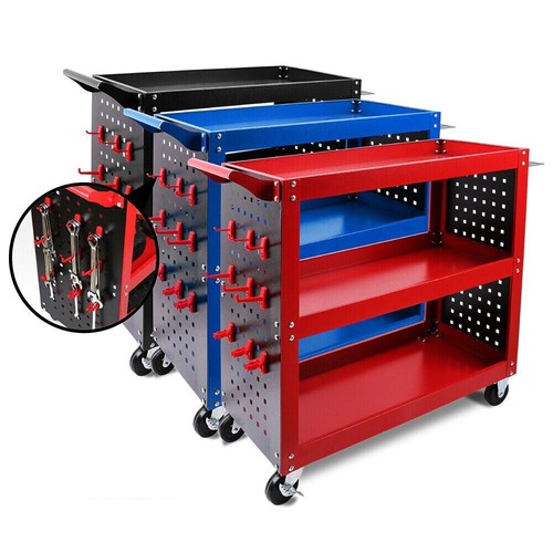 Tool Trolley Cart Workshop Trolly on Wheels Mobile Work Mechanic ...