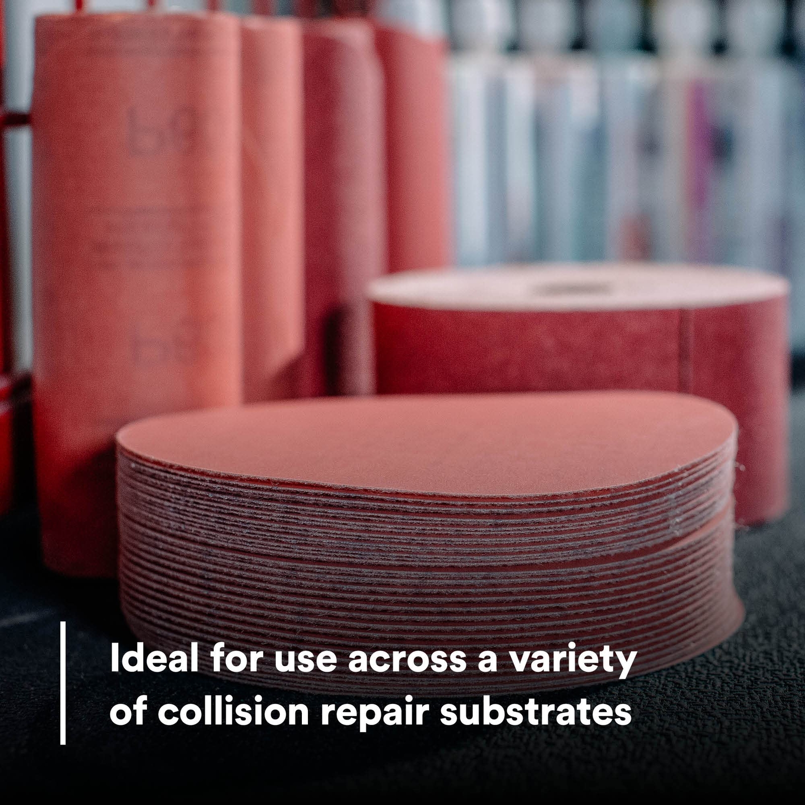 3M Hookit Red Abrasive Sanding Discs, 01189, No Hole, 6 in, 600+ Grade ...