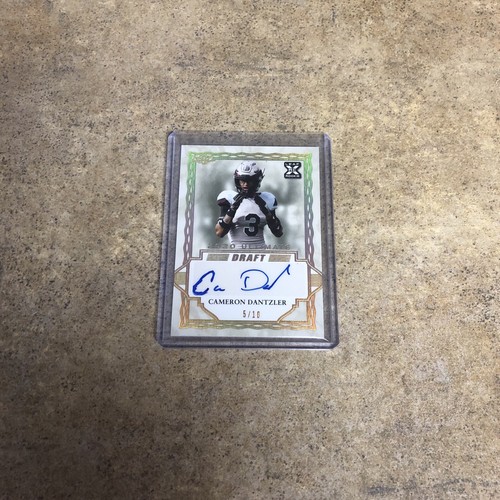 CAMERON DANTZLER RC Auto 5/10 2020 Leaf Ultimate Draft Gold #BA-CD1 ...