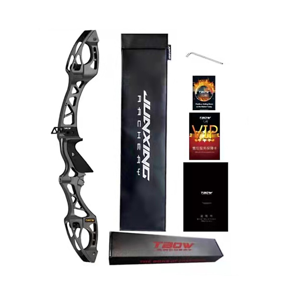 25" Archery Recurve Bow Riser F Interface Aluminum Takedown Bow Hunting ...