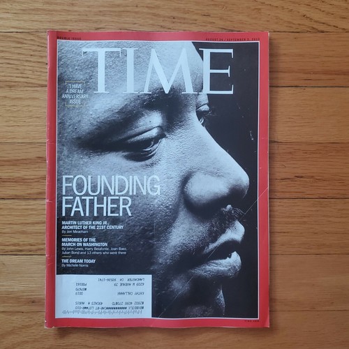 Time Magazine Founding Father Martin Luther King Jr MLK August 26 2013 ...