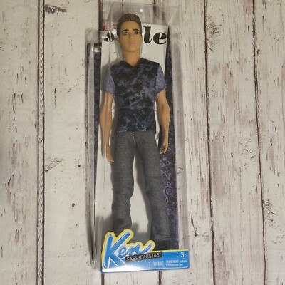 Barbie Ken RYAN Fashionistas Male doll 2013 Blue Shirt Jeans BCN42 ...