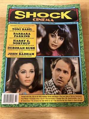SHOCK CINEMA MAGAZINE No. 60 Toni BASIL Barbara PARKINS Deborah RUSH ...