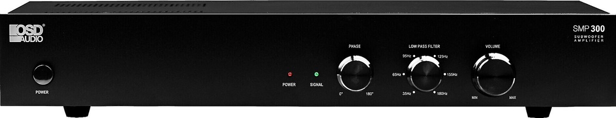 Smp300 Class D Amplifier Mono Subwoofer Amplifier With 300 OSD Audio