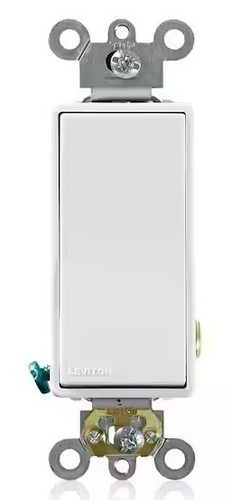 Leviton Decora Rocker 3-Way AC Quiet Switch 15 Amp 120/277 Volt 5603-2W ...