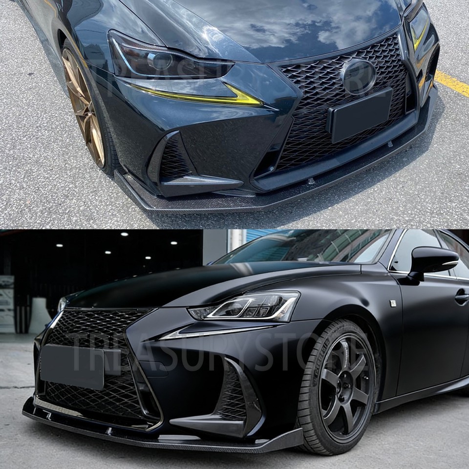 For Lexus IS350/IS300 2017-2020 AG Style Front Bumper Lip Splitters ...