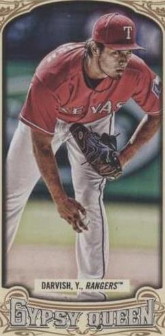 2014 Topps Gypsy Queen - Yu Darvish #139 Mini Red Jersey for sale ...