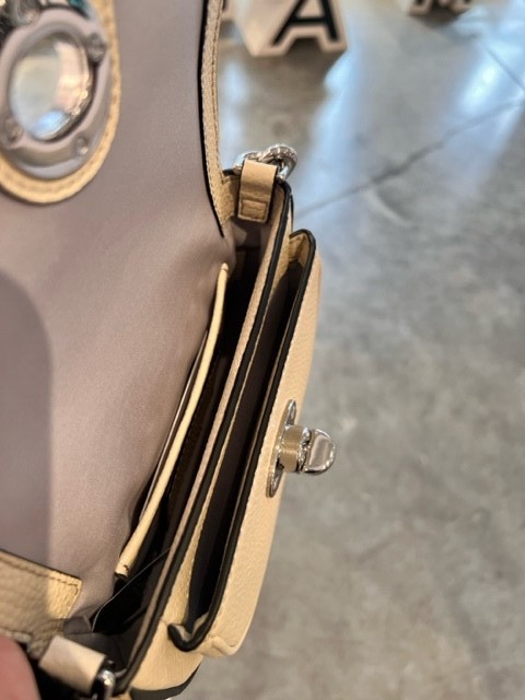 Marc Jacobs The Turn Lock, Logo, Leather Crossbody Mini Bag Marc Jacobs The Turn Lock, Logo, Leather Crossbody Mini Bag