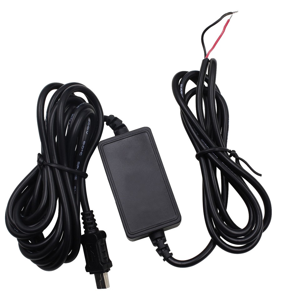 Hardwire USB Car Charger power cord for Cobra CDR810 CDR830 CDR840 HD ...