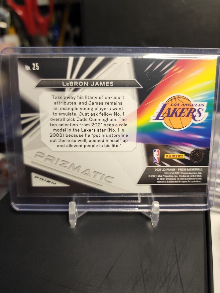 2021-22 Panini Prizm LeBron James Prismatic Prizm Insert! Silver | eBay