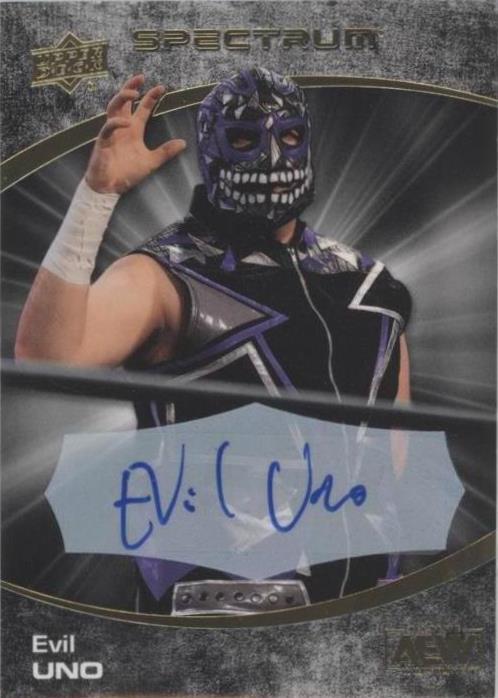 2021 Upper Deck AEW Spectrum - Evil Uno #23 Dark Autographs /25 (AU, RC) for sale online | eBay