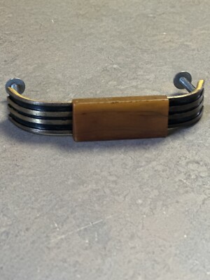 Drawer Pulls - Amber Bakelite