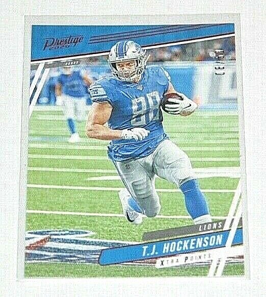 2020 Prestige #115 T. J. Hockenson Xtra Points Orange 8/50 | eBay