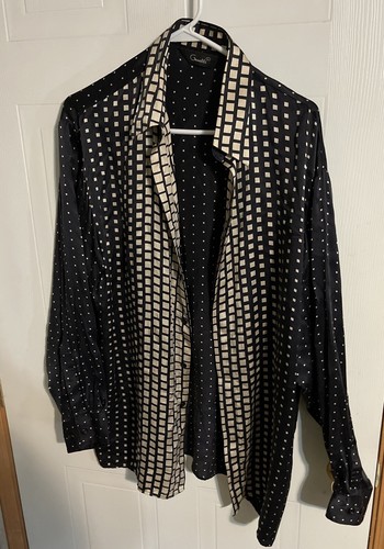 Genelli Silk Shirt Large | eBay