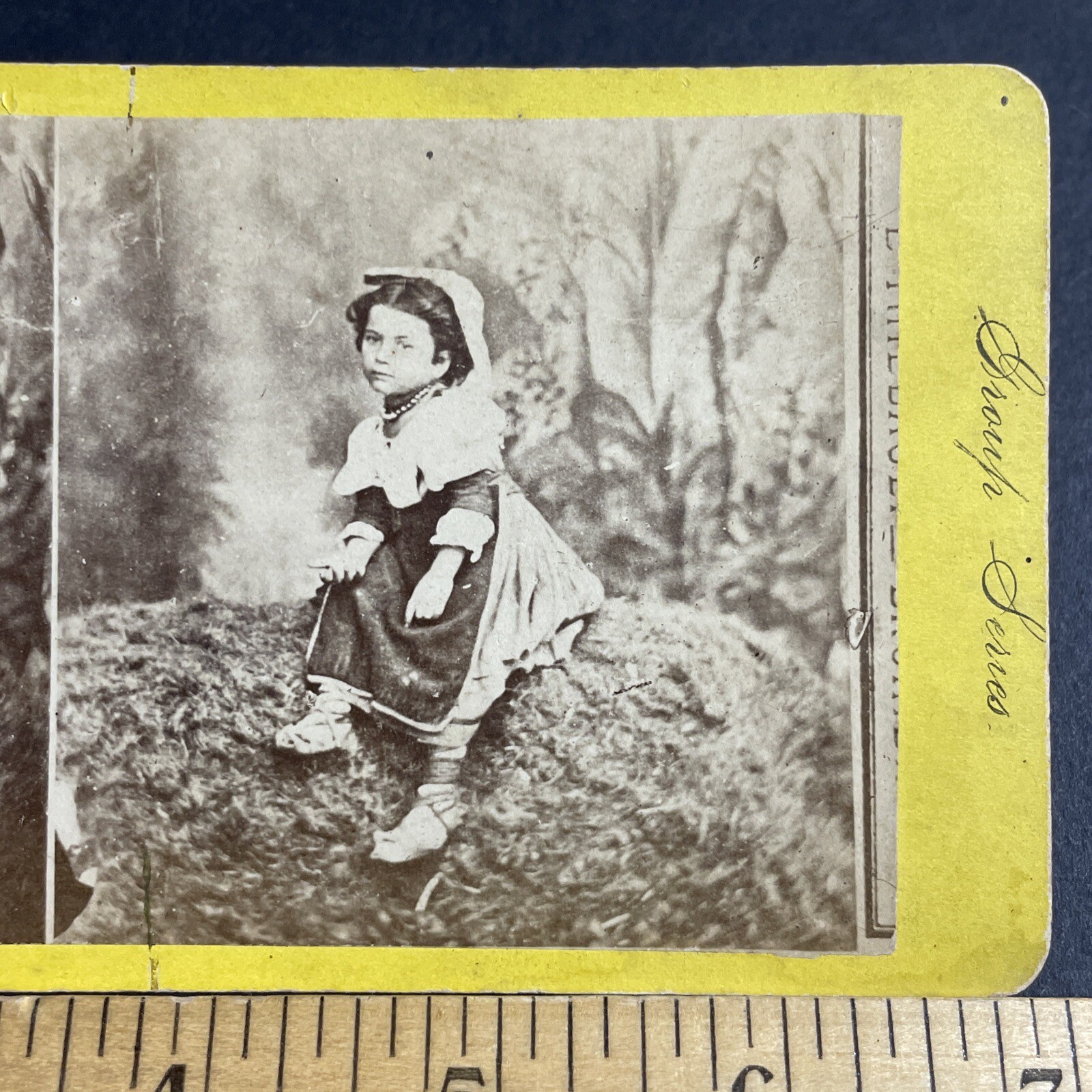 Antique 1870s Circus Performer Lavinia Warren Stereoview Photo Card ...