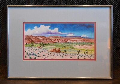 Robert Draper (1938-2000) - Navajo Artist - Landscape Watercolor ...
