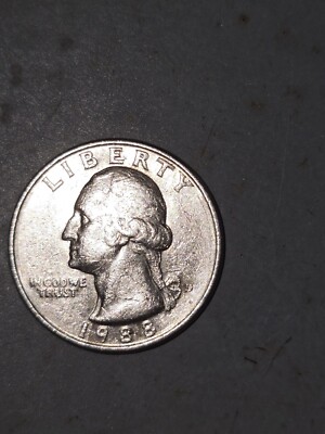 1988 Quarter D Has Error Above The E & S In States. Coin Struck ...
