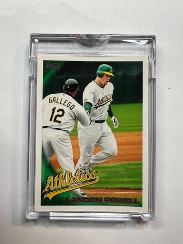 Topps Vault SP 1/1 blank back #588 Landon Powell Oakland A's USC ...
