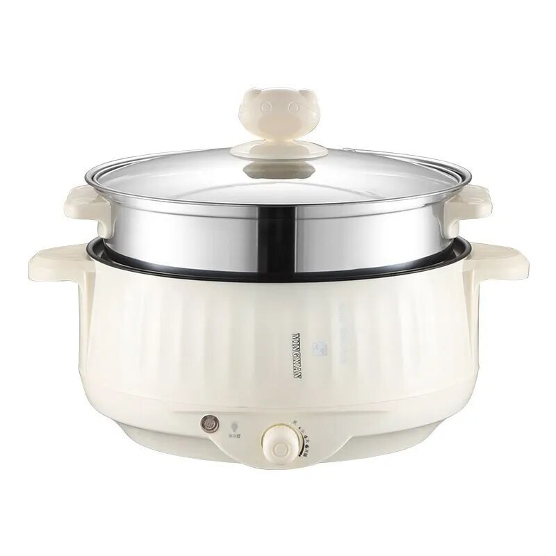 220V Multi Cookers Single/Double Layer Electric Pot 1-2 People ...