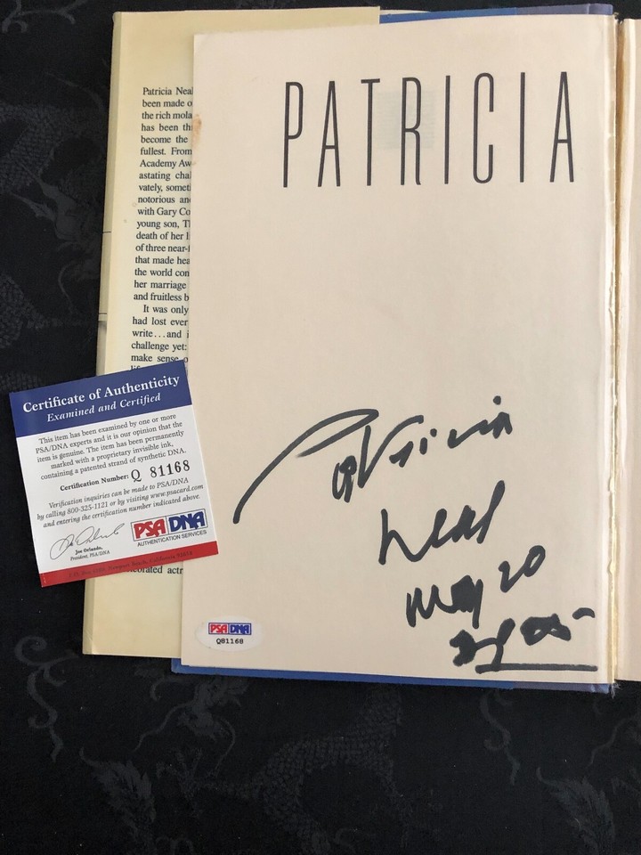 PATRICIA NEAL AUTOGRAPHED "AS I AM" SIGNED FIRST EDITION-PSA/DNA Free ...