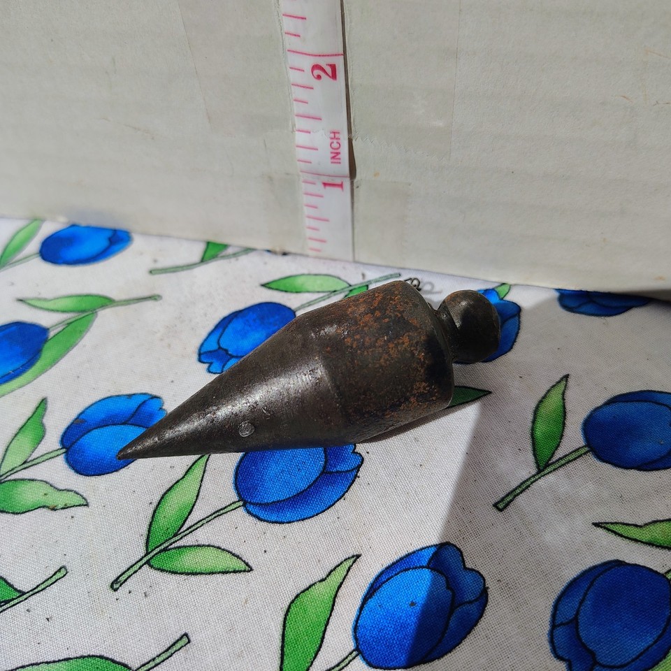 Antique Plumb Bob 5.2oz Iron 2.75in | eBay