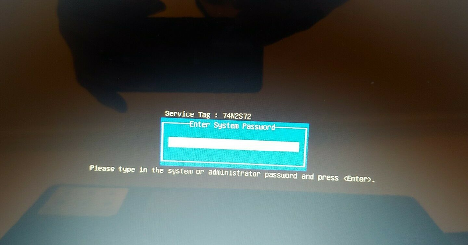 Unlock bios & Hard-Drive password service tag Inspiron 15 7000 ...