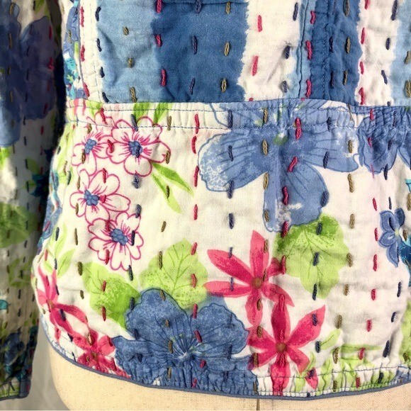 Parsley & Sage reversible quilted jacket coat cotton size Medium | eBay