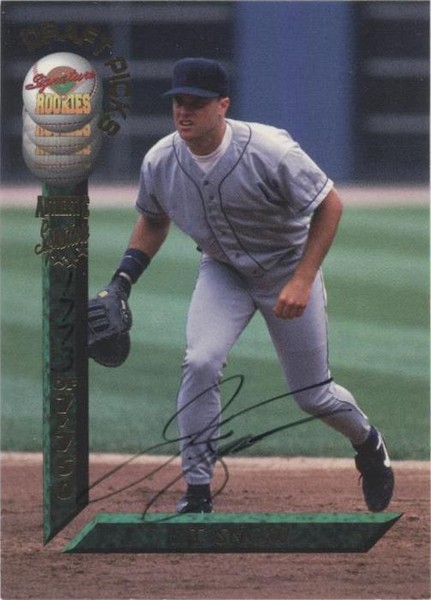 1994 Signature Rookies Draft Picks - Autographs #99 J.T. Snow /7750 (AU ...