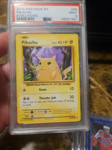 2016 Pikachu 35/108 Pokemon XY Evolutions PSA 9 | eBay