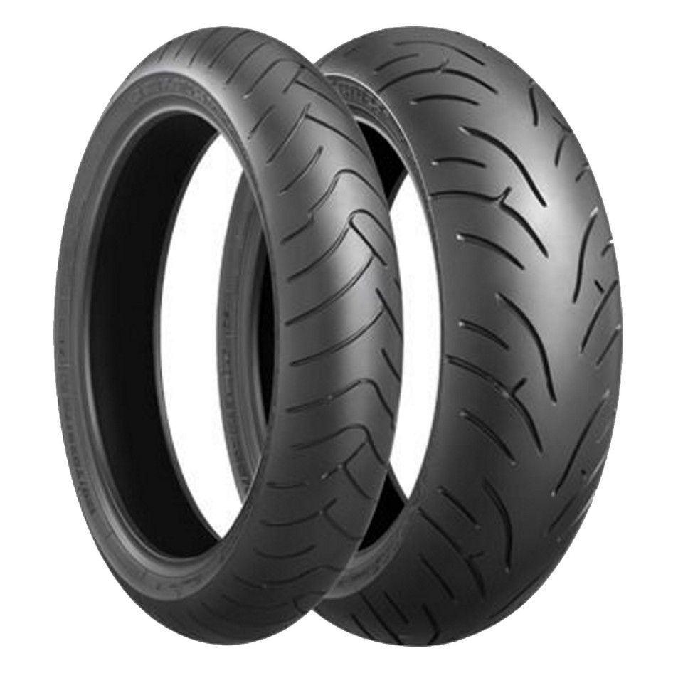 Yamaha FZ6 Fazer RJ07 Bridgestone Battlax BT023 Tyre Pair 120/70-180/55 ...