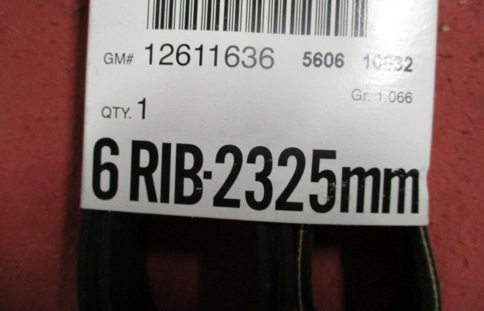 2004-2012 Colorado Canyon H3 Genuine GM Serpentine Belt 12611636 | eBay