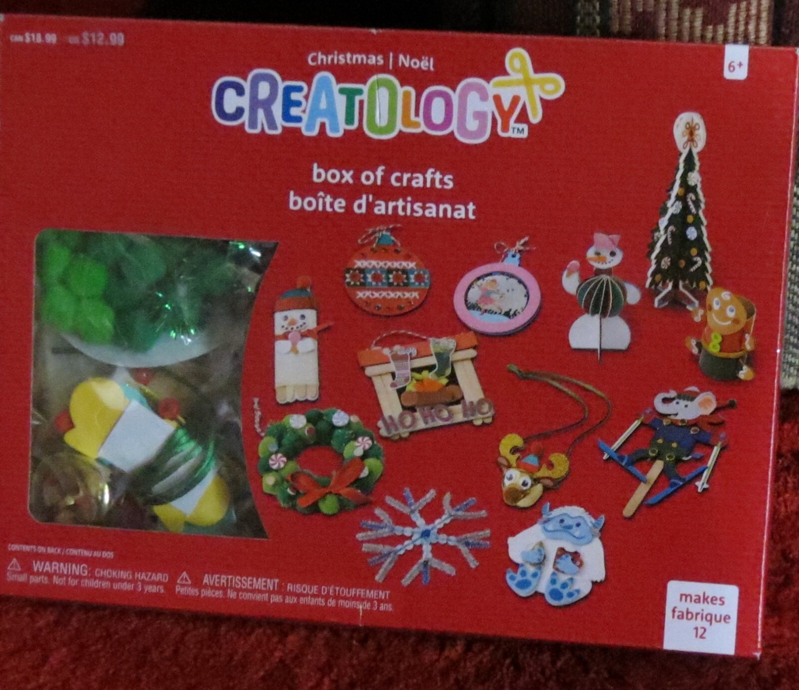 Creatology Box of Christmas Crafts Kit Ornaments Decor for sale online ...