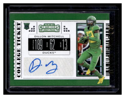 DILLON MITCHELL 2019 Panini Contenders Draft Picks Autograph Auto | eBay