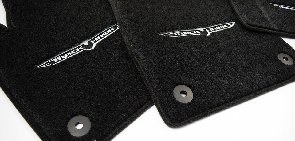 Jeep Grand Cherokee TrackHawk Floor Mats 4 Licensed Premium 32oz ...
