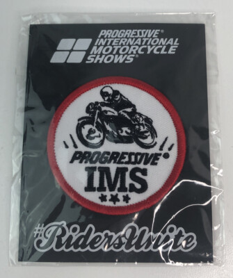 Progressive international Motorcycle Shows Patch Ims | eBay
