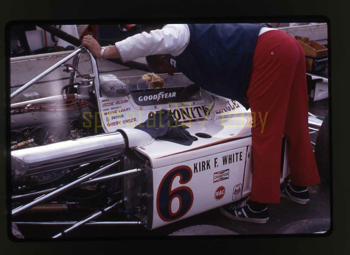 Bobby Unser #6 Olsonite Eagle/Offy - 1972 USAC Trentonian 200 - Vtg ...