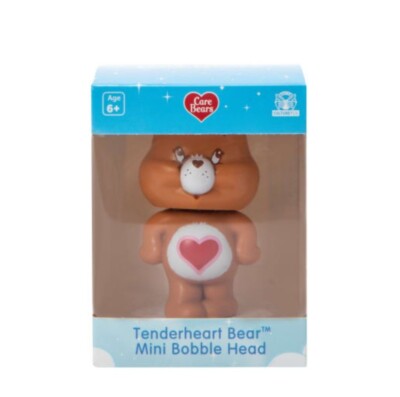 Care Bears Tenderheart Bear Mini Bobble Head Figure Toy Culturefly | eBay