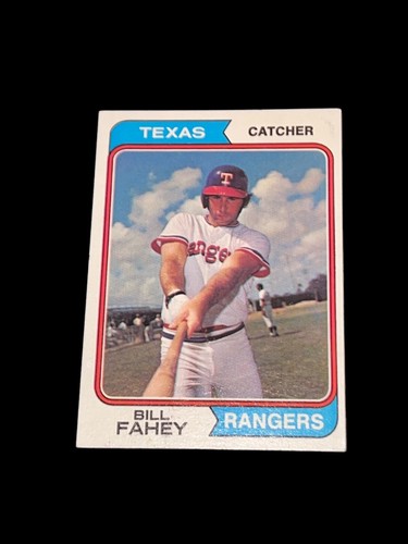 1974 Topps Baseball #558 Bill Fahey Texas Rangers - Catcher | eBay