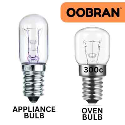 Fridge Freezer Oven Appliance Bulb Pygmy Light Lamp 15w SES E14 B15 ...