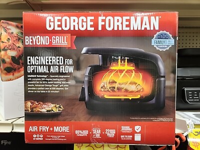 George Foreman Beyond Grill 8-In-1 Electric Indoor Grill With Air Fry ...