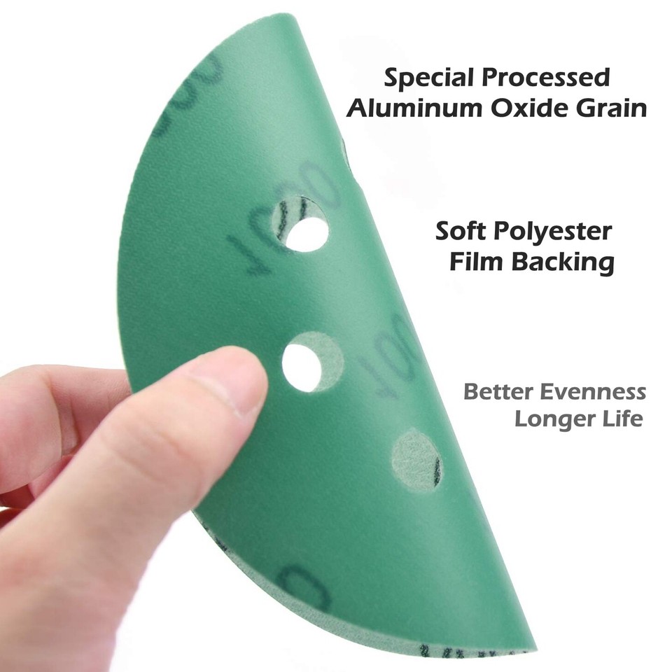 5in Sanding Discs 400-2000 Grit Wet Dry Sandpaper Hook Loop Orbital ...