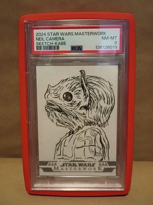 2024 Star Wars Masterworks Sketch KABE Neil Camera PSA SLAB 1/1 1 of 1 ...